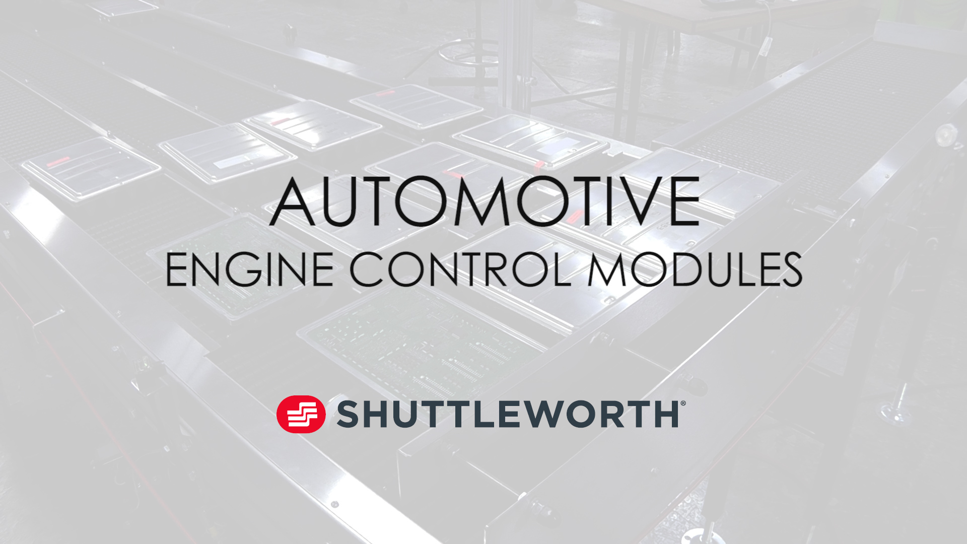 Automotive Engine Control Module Conveyor Systems Videos | Shuttleworth